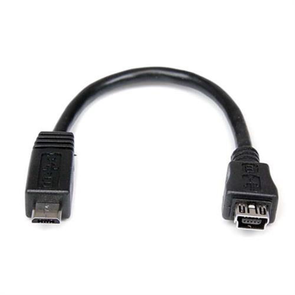 StarTech USB 2.0 Adapterkabel Mini-B USB auf Micro-B Stecker Buchse ...